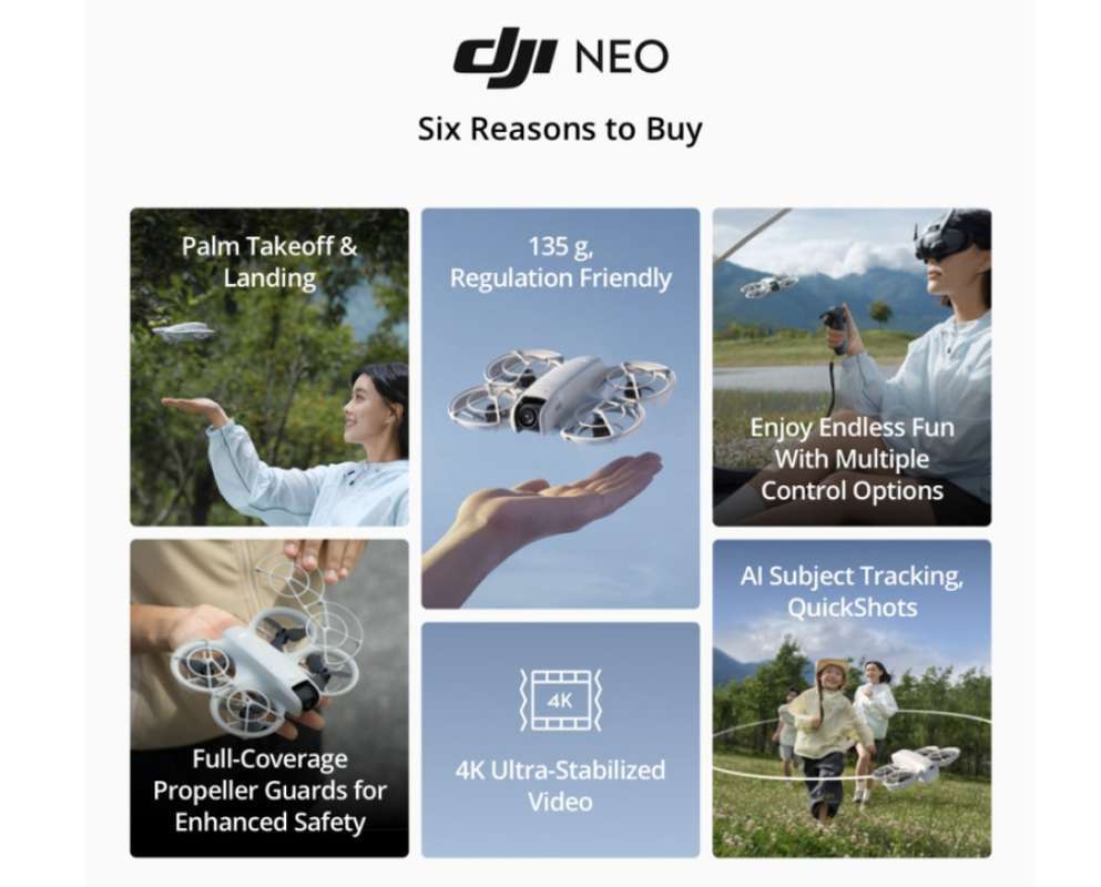 DJI Neo Motion Fly More Combo Camera Drone – Instaxshop