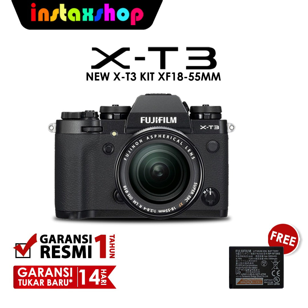 NEW Fujifilm X-T3 XT3 Body Only Kit Lensa 18-55mm WR Garansi Resmi ...